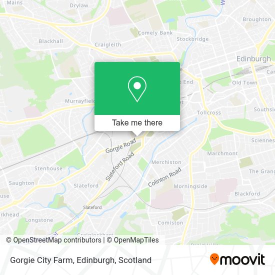 How to Get to Gorgie City Farm, Edinburgh by Bus or Train?