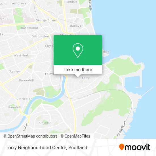 How to Get to Torry Neighbourhood Centre in Aberdeen by Bus or Train?