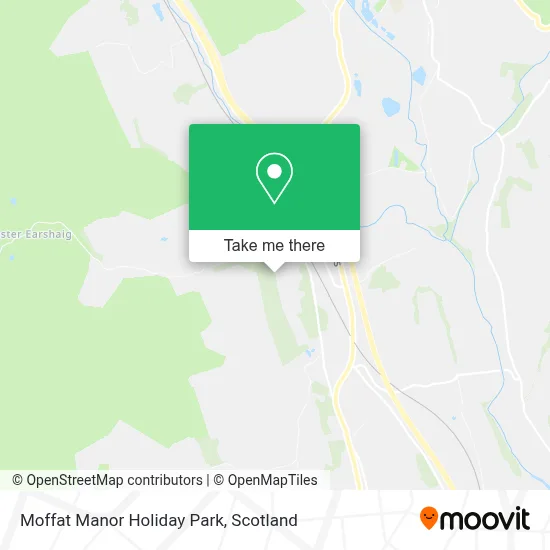 How to Get to Moffat Manor Holiday Park in Dumfries And Galloway by Bus?
