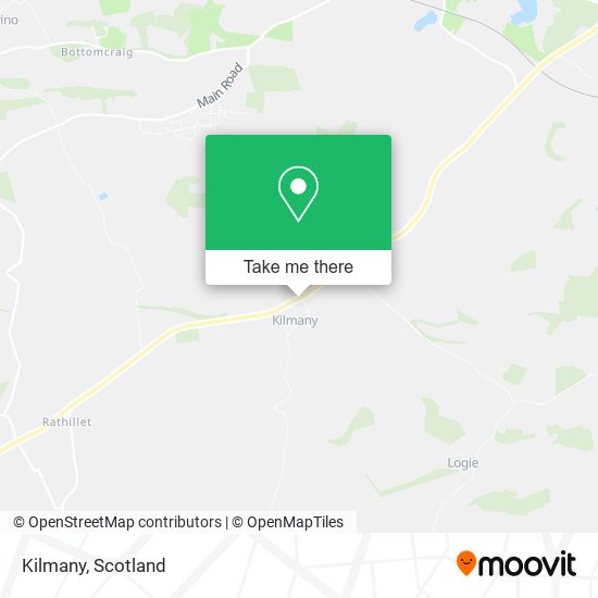 How to Get to Kilmany in Fife by Bus?