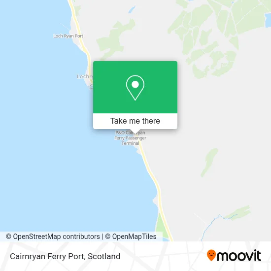 How to Get to Cairnryan Ferry Port in Dumfries And Galloway by Bus?