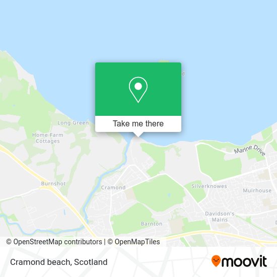 How to Get to Cramond beach in Edinburgh by Bus?