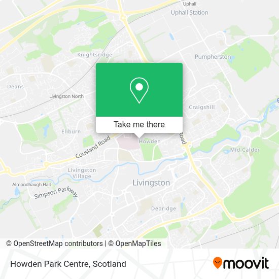 How to Get to Howden Park Centre in Livingston by Bus or Train?