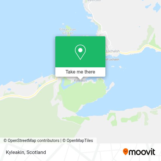 How to Get to Kyleakin in Highland by Bus or Train?