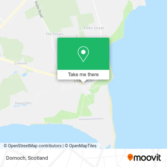 How to Get to Dornoch by Bus or Train?
