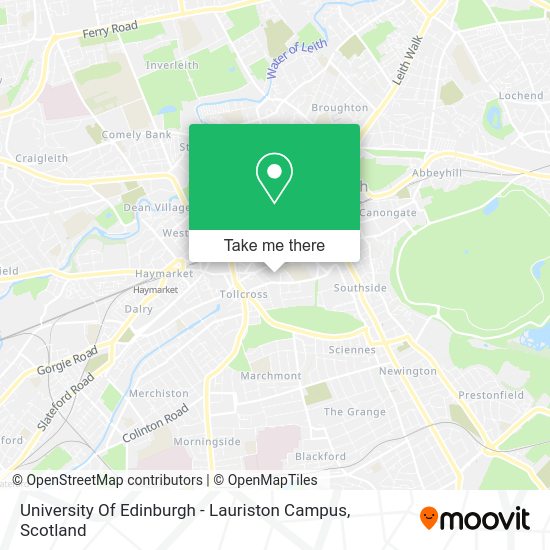 How to Get to University Of Edinburgh - Lauriston Campus by Bus, Light ...