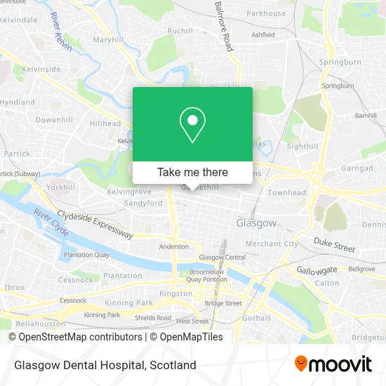 How to Get to Glasgow Dental Hospital by Bus or Train?