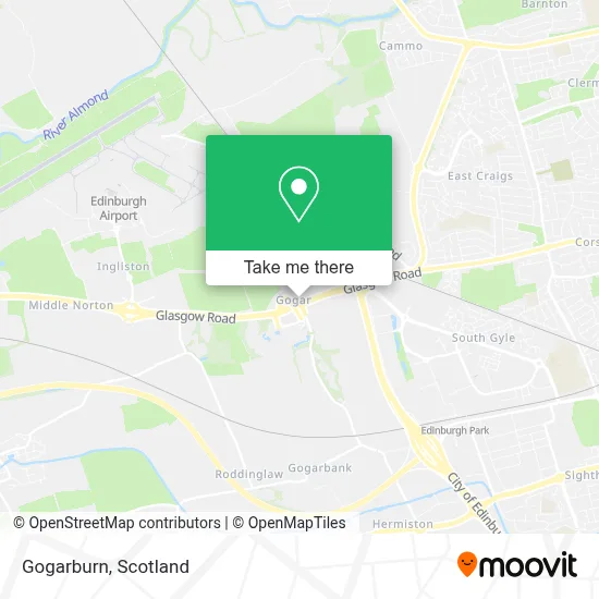 How to Get to Gogarburn in City Of Edinburgh by Bus, Light Rail or Train?