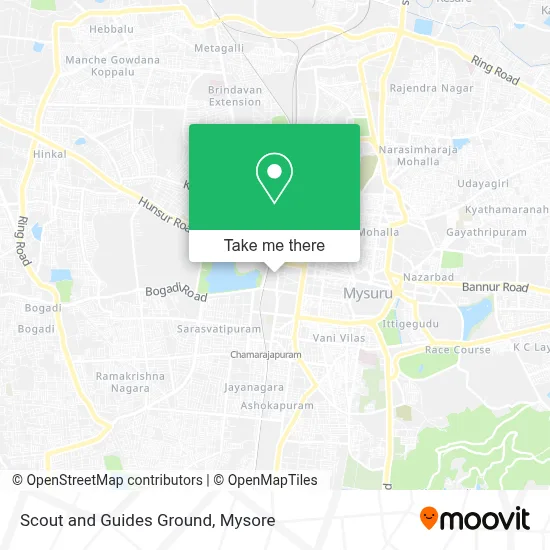 How to Get to Scout And Guides Ground in Mysuru by Bus?
