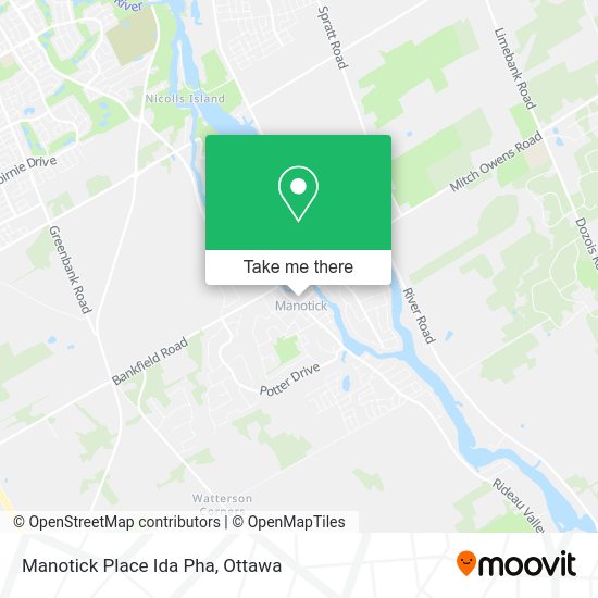Comment aller à Manotick Place Ida Pha à Ottawa en bus