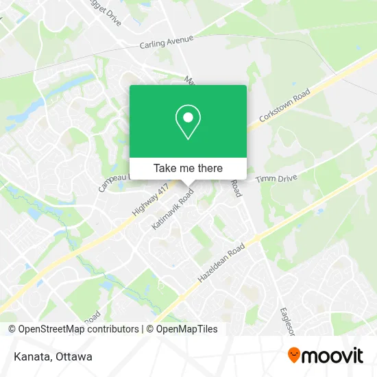 How to Get to Kanata in Ottawa by Bus?
