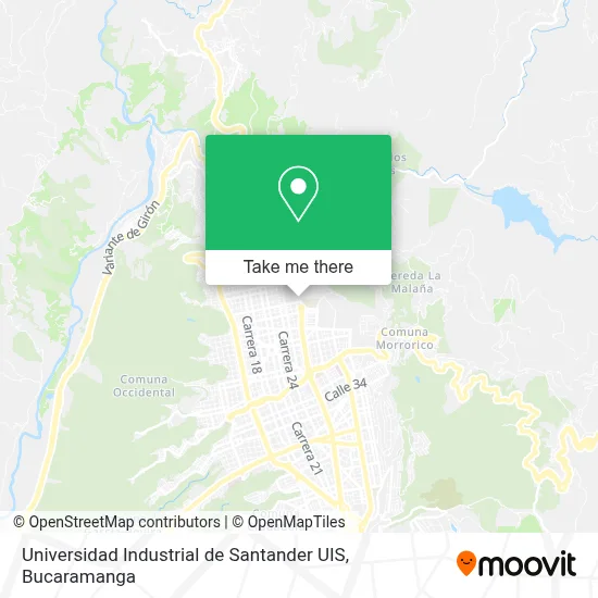 ¿Cómo llegar a Universidad Industrial de Santander UIS en Bucaramanga ...