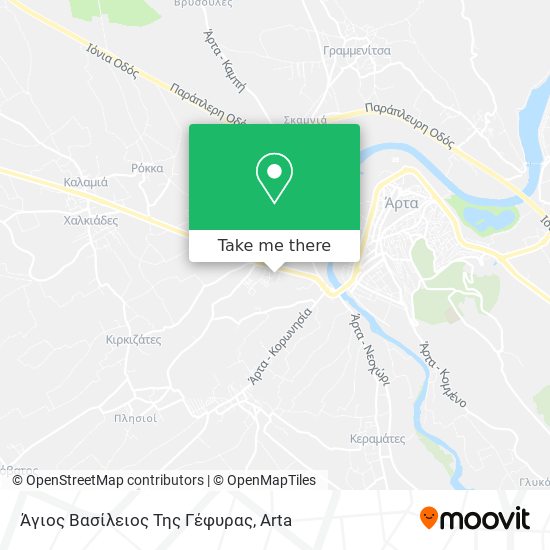 How to get to Άγιος Βασίλειος Της Γέφυρας in Arta by Bus?