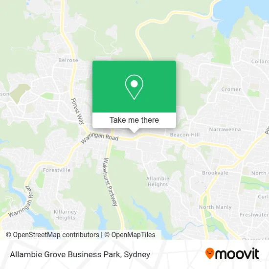 How to Get to Allambie Grove Business Park in Frenchs Forest by Bus ...