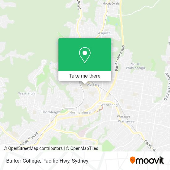 How to Get to Barker College, Pacific Hwy in Hornsby by Bus, Train ...