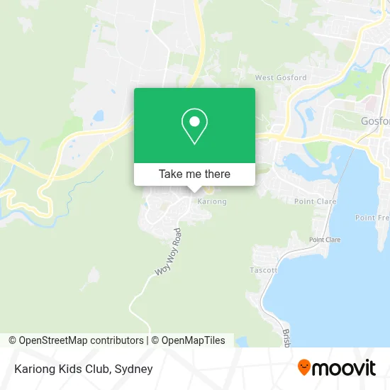 How to Get to Kariong Kids Club by Bus, Train or Ferry?