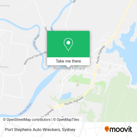 How to get to Port Stephens Auto Wreckers in Raymond Terrace by bus or ...
