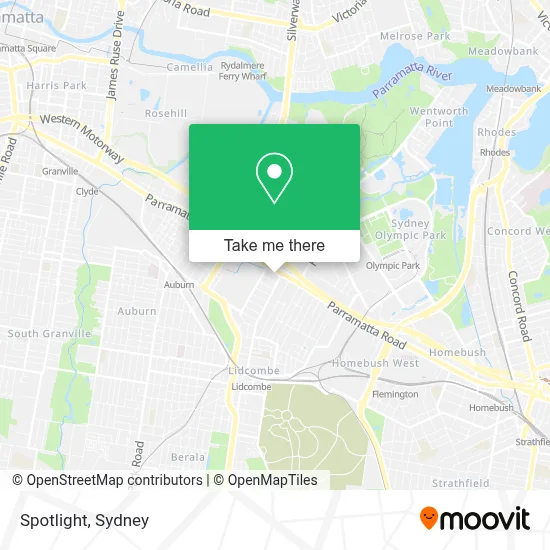 How to Get to Spotlight in Lidcombe by Bus?