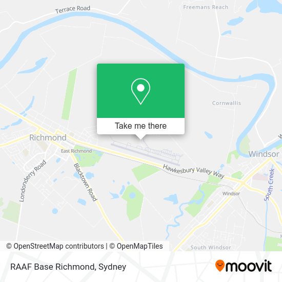 How to Get to RAAF Base Richmond in Richmond (NSW) by Bus or Train?