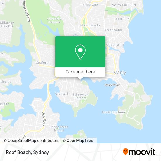 How to Get to Reef Beach in Balgowlah by Bus, Train, Light Rail or Ferry?