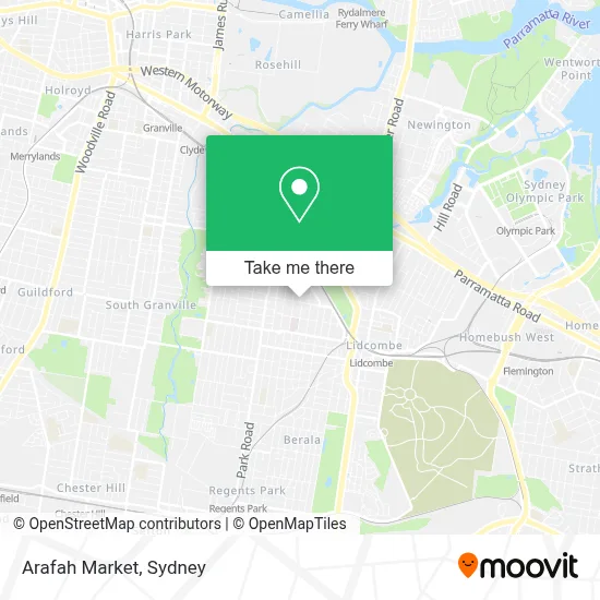 How to Get to Arafah Market in Auburn (NSW) by Bus or Train?