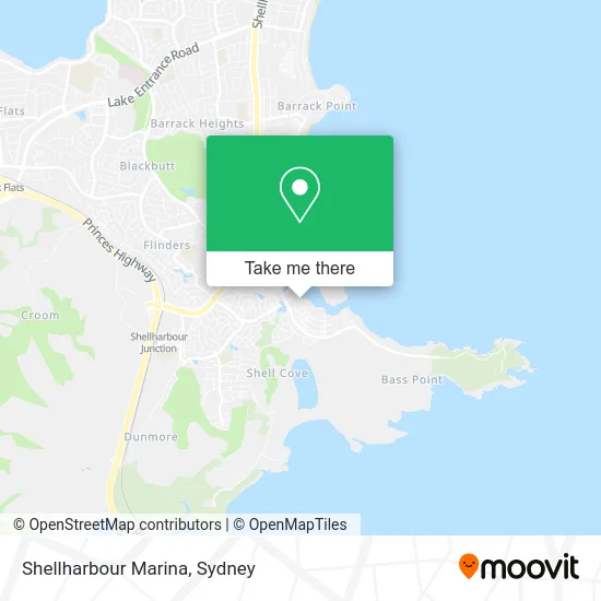 How to Get to Shellharbour Marina in Shell Cove by Bus or Train?