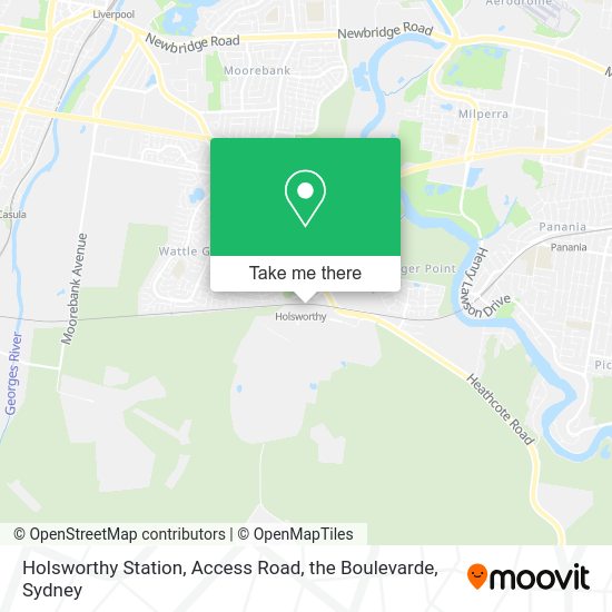 How to Get to Holsworthy Station, Access Road, the Boulevarde by Train ...