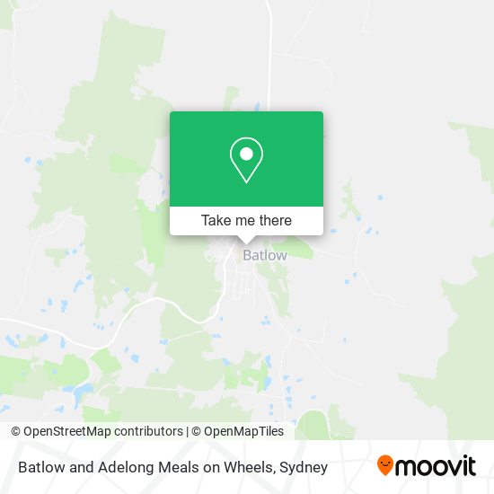 How to get to Batlow and Adelong Meals on Wheels by Bus or Train?