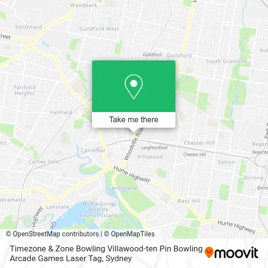 ¿Cómo llegar a Timezone & Zone Bowling Villawood-ten Pin Bowling Arcade ...