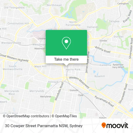 How to Get to 30 Cowper Street Parramatta NSW by Bus or Train?