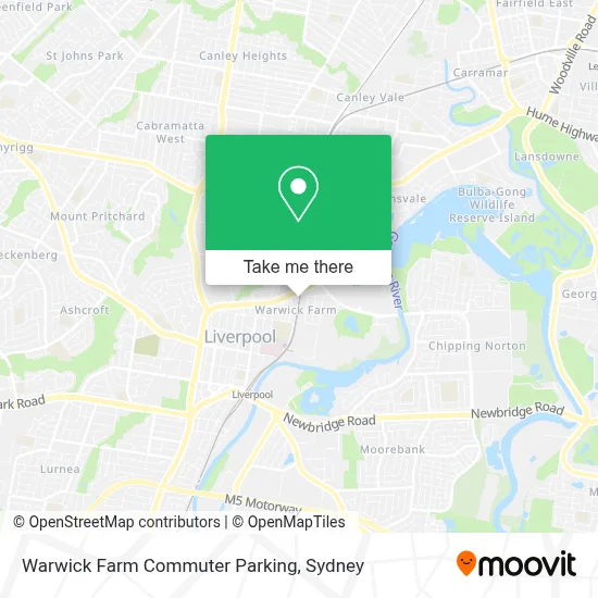 How to Get to Warwick Farm Commuter Parking by Bus or Train?