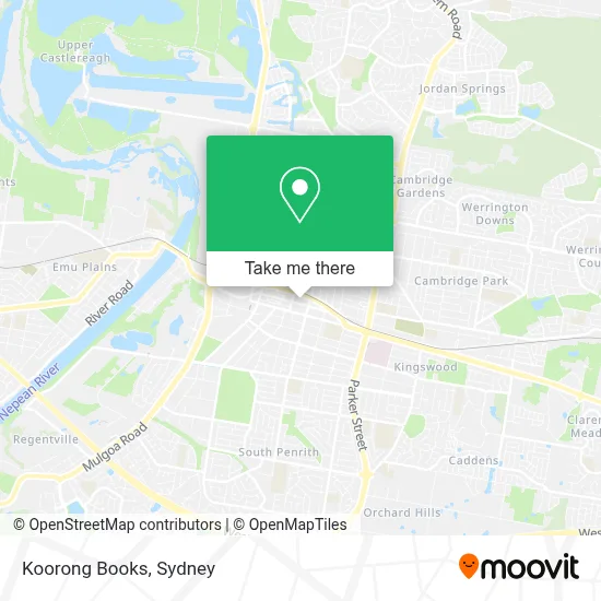 How to Get to Koorong Books in Penrith by Bus or Train?