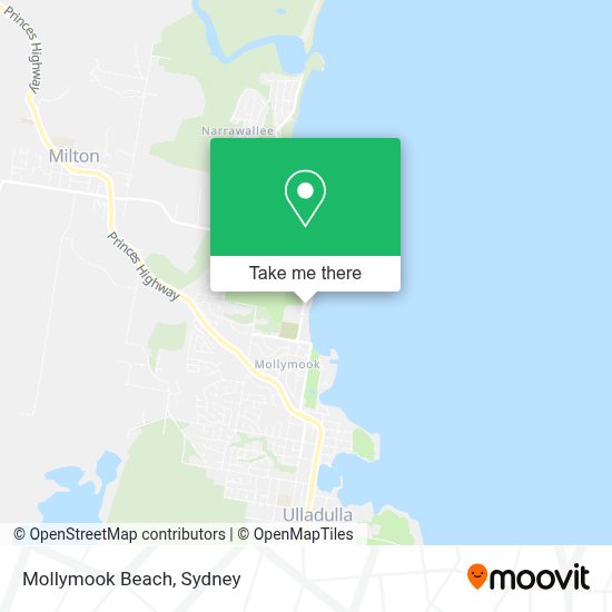 How to Get to Mollymook Beach by Bus or Train?
