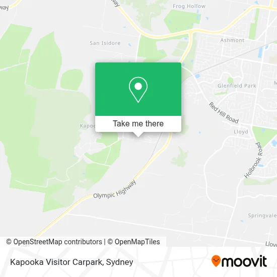 How to Get to Kapooka Visitor Carpark by Train or Bus?