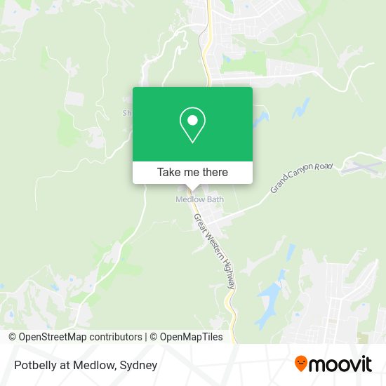 How to Get to Potbelly at Medlow in Medlow Bath by Bus or Train?