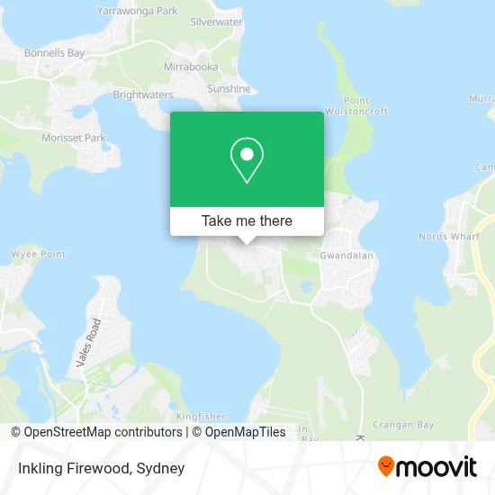 How to Get to Inkling Firewood in Summerland Point by Bus?