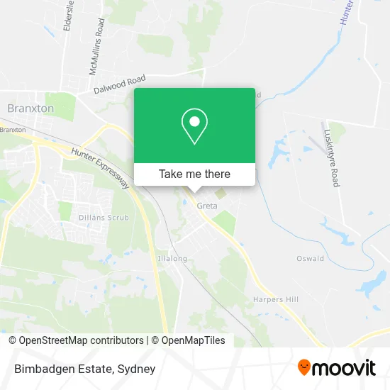 How to Get to Bimbadgen Estate in Greta (NSW) by Bus?