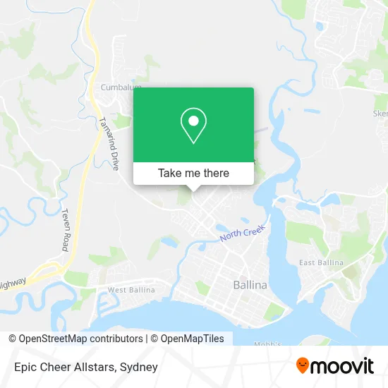 How to Get to Epic Cheer Allstars in Ballina by Bus or Train?