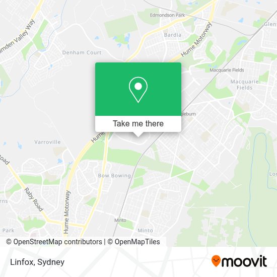 How to get to Linfox in Ingleburn by bus or train?