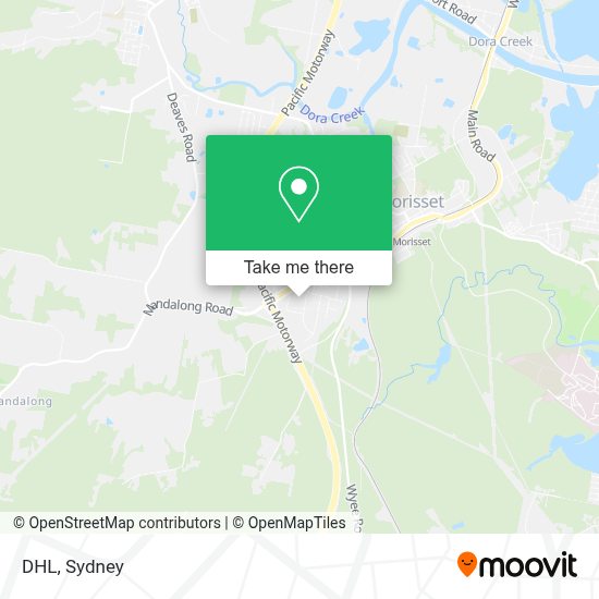 How to Get to DHL in Morisset by Bus or Train?