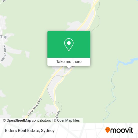 How to get to Elders Real Estate in Yerrinbool by bus or train?