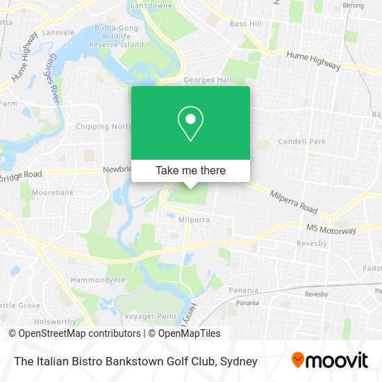 How to get to The Italian Bistro Bankstown Golf Club in Milperra by bus ...