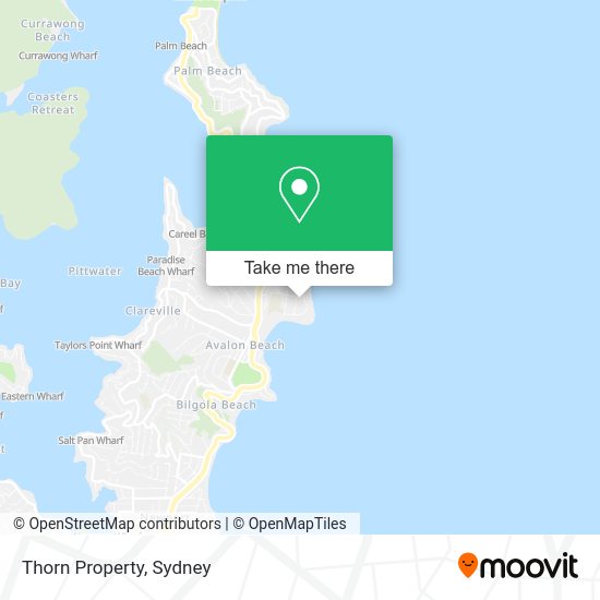 How to get to Thorn Property in Avalon Beach by bus or ferry?