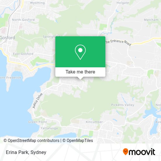 How to get to Erina Park in Green Point (Central Coast - NSW) by bus or ...