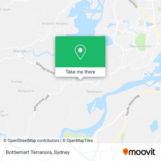How to get to Bottlemart Terranora by bus?