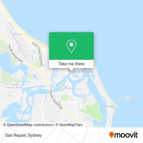 How to get to Sail Repair in Tweed Heads by bus or train?