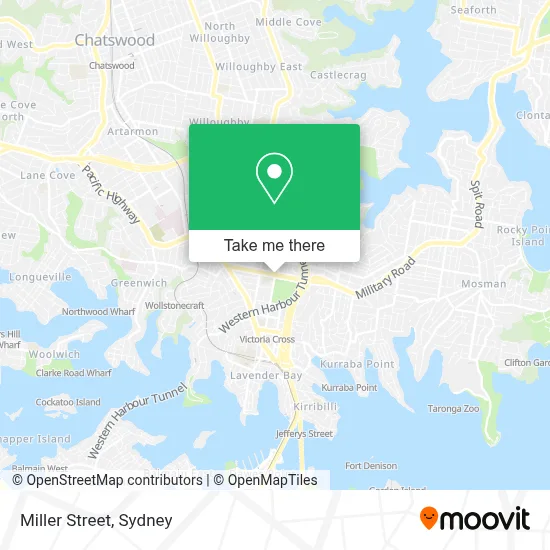 How to Get to Miller Street in North Sydney by Bus, Train or Metro?