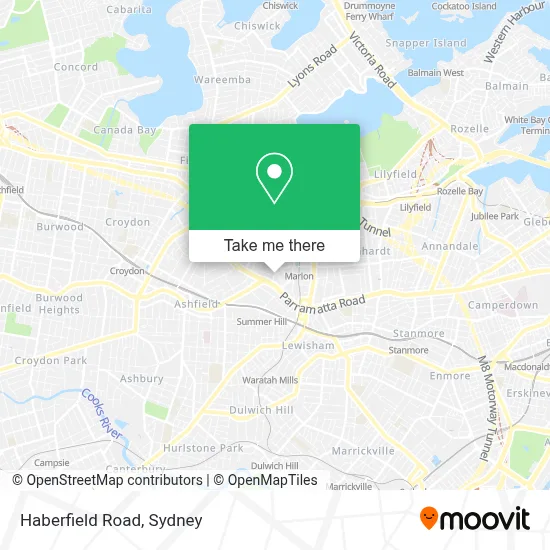 How to Get to Haberfield Road by Bus, Train, Metro or Ferry?