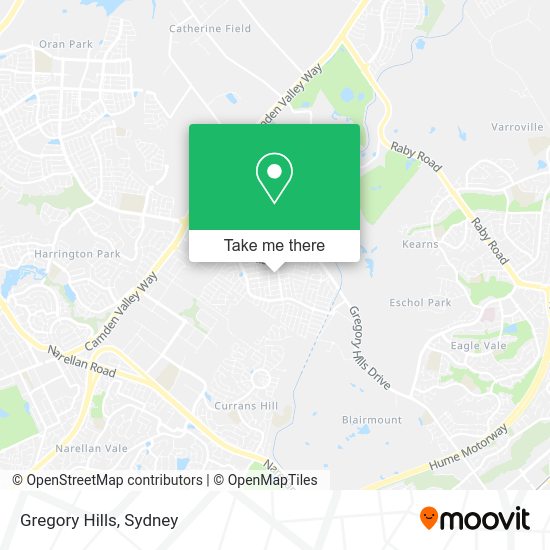 How to Get to Gregory Hills by Bus or Train?