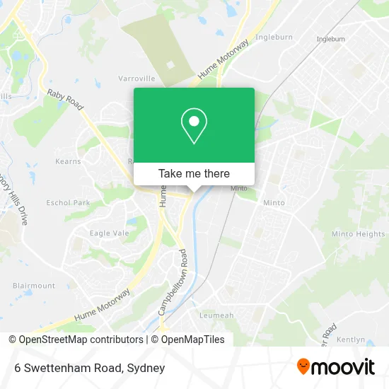 How to Get to 6 Swettenham Road in Minto by Bus or Train?
